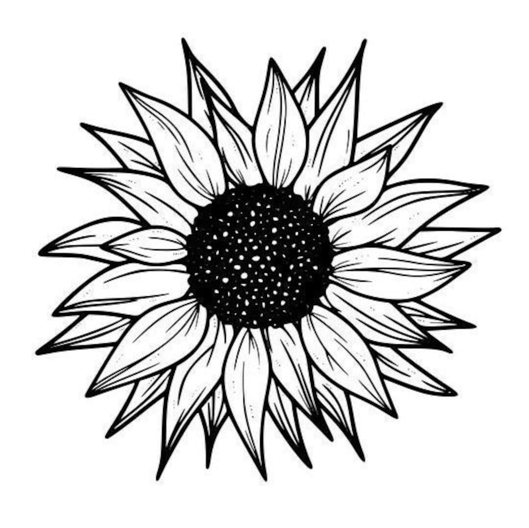 Sunflower Decal - Etsy