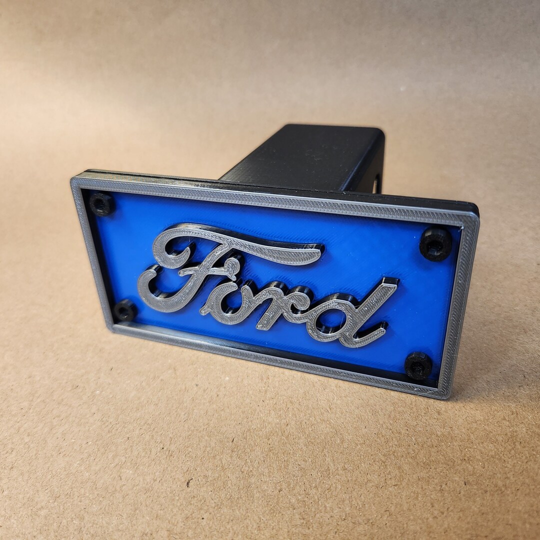 Ford Trailer Hitch Cover (4 Different Colors Available) - Please Read ...