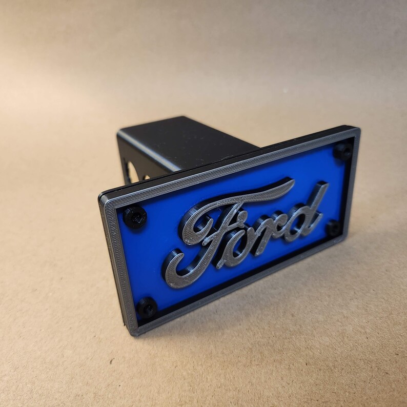 Ford Trailer Hitch Cover 4 Different Colors Available Please Read ...