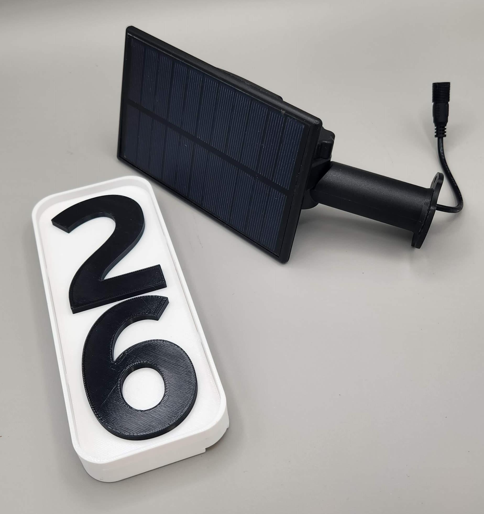 Solar Mailbox Numbers - Etsy