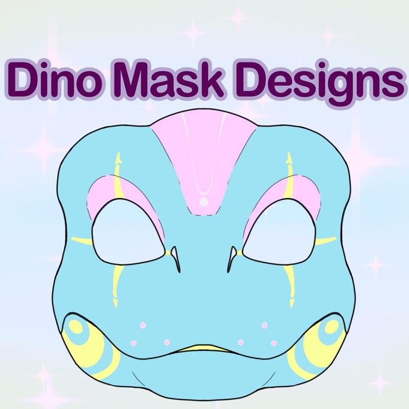 Dino Mask - Etsy