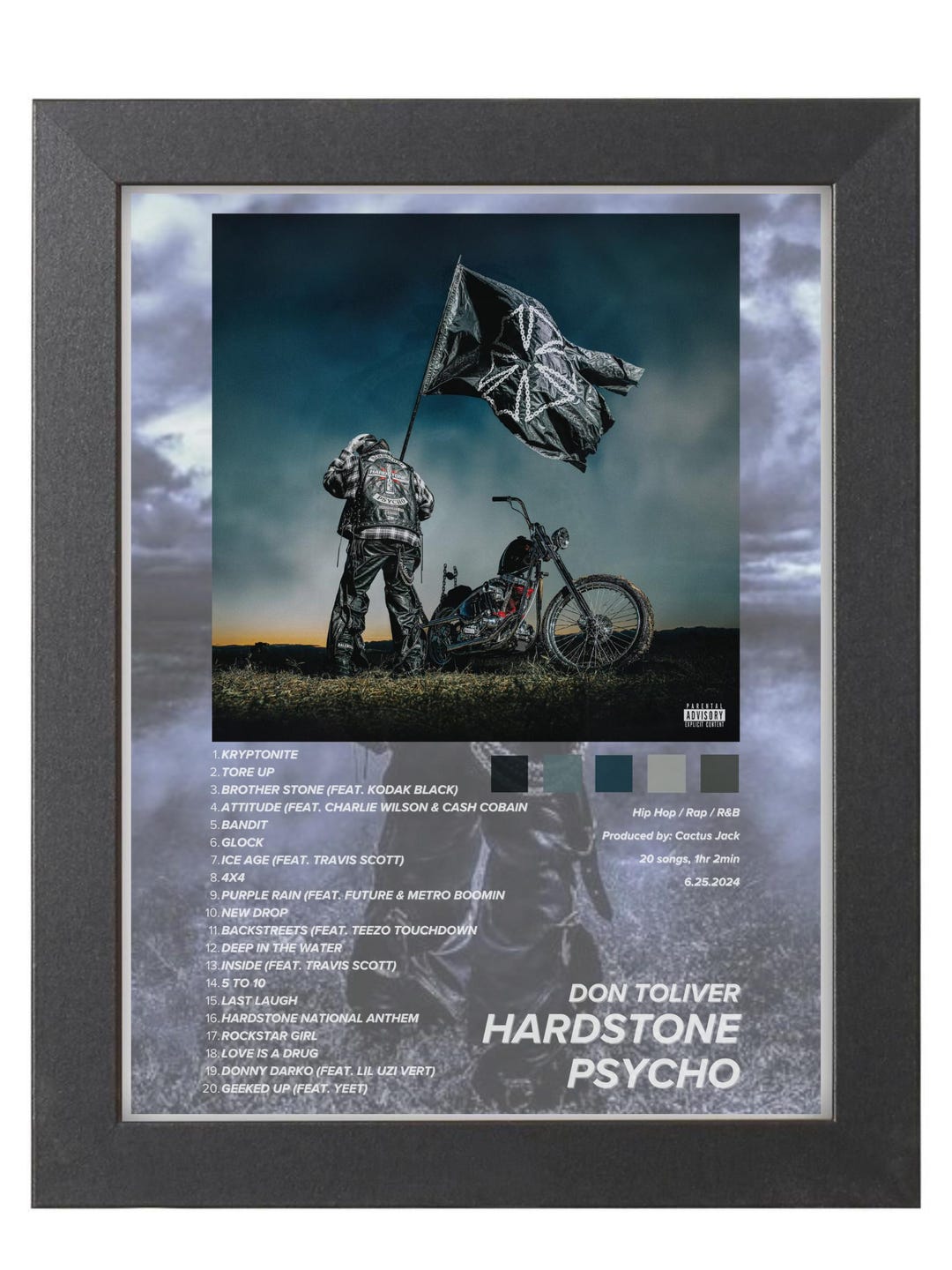HARDSTONE PSYCHO Don Toliver Album Cover Print - Etsy