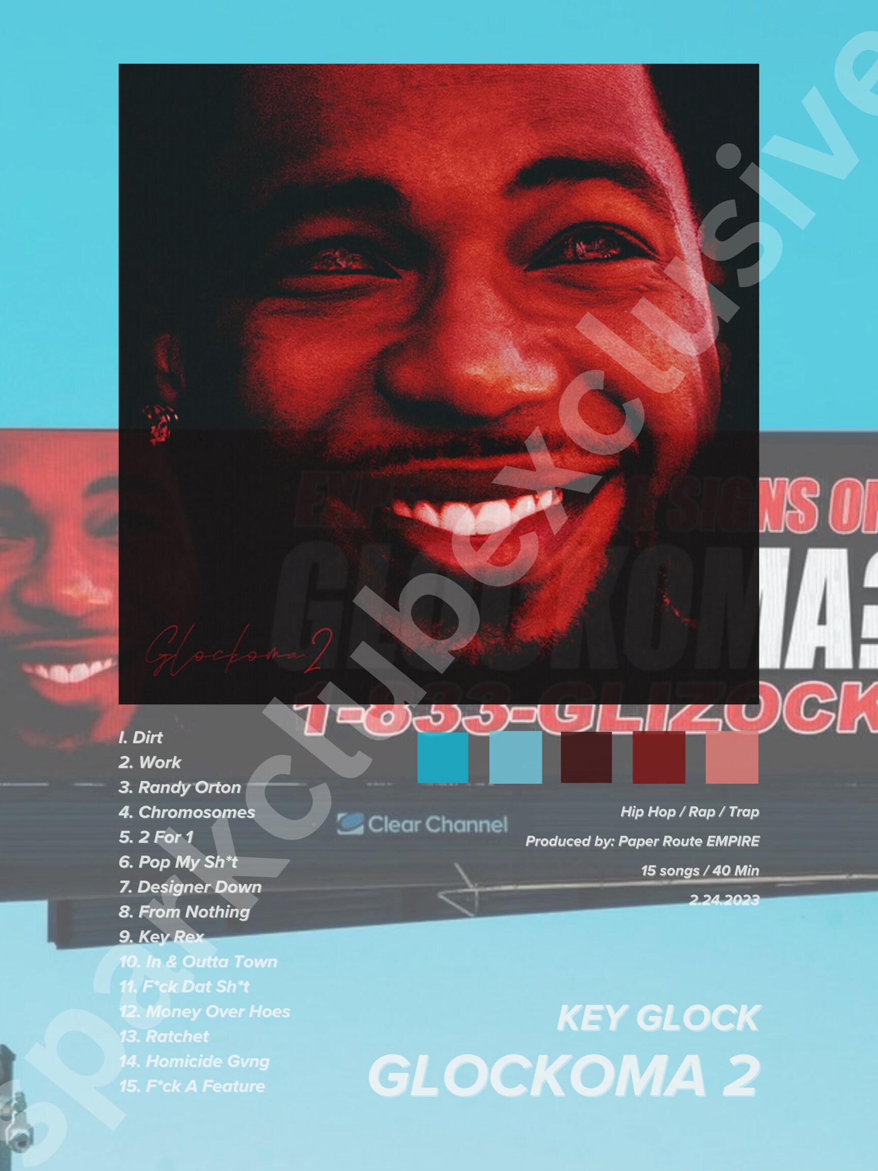 Glockoma 2 Album Cover Print - Etsy