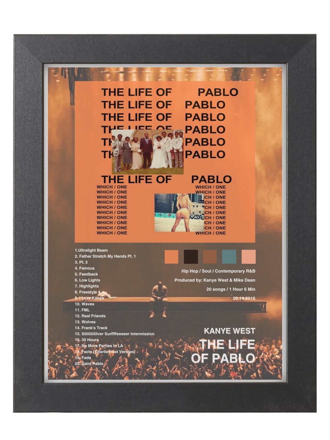 Life of Pablo Album Cover Print - Etsy