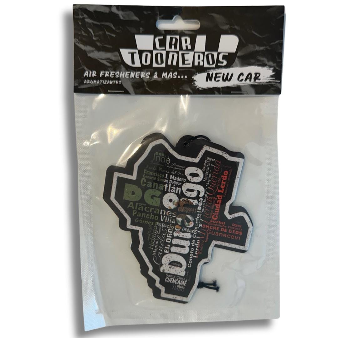 4 Pack DURANGO Estados De Mexico | 2 Aromarizante, 1 Die Cut Sticker, 1 ...