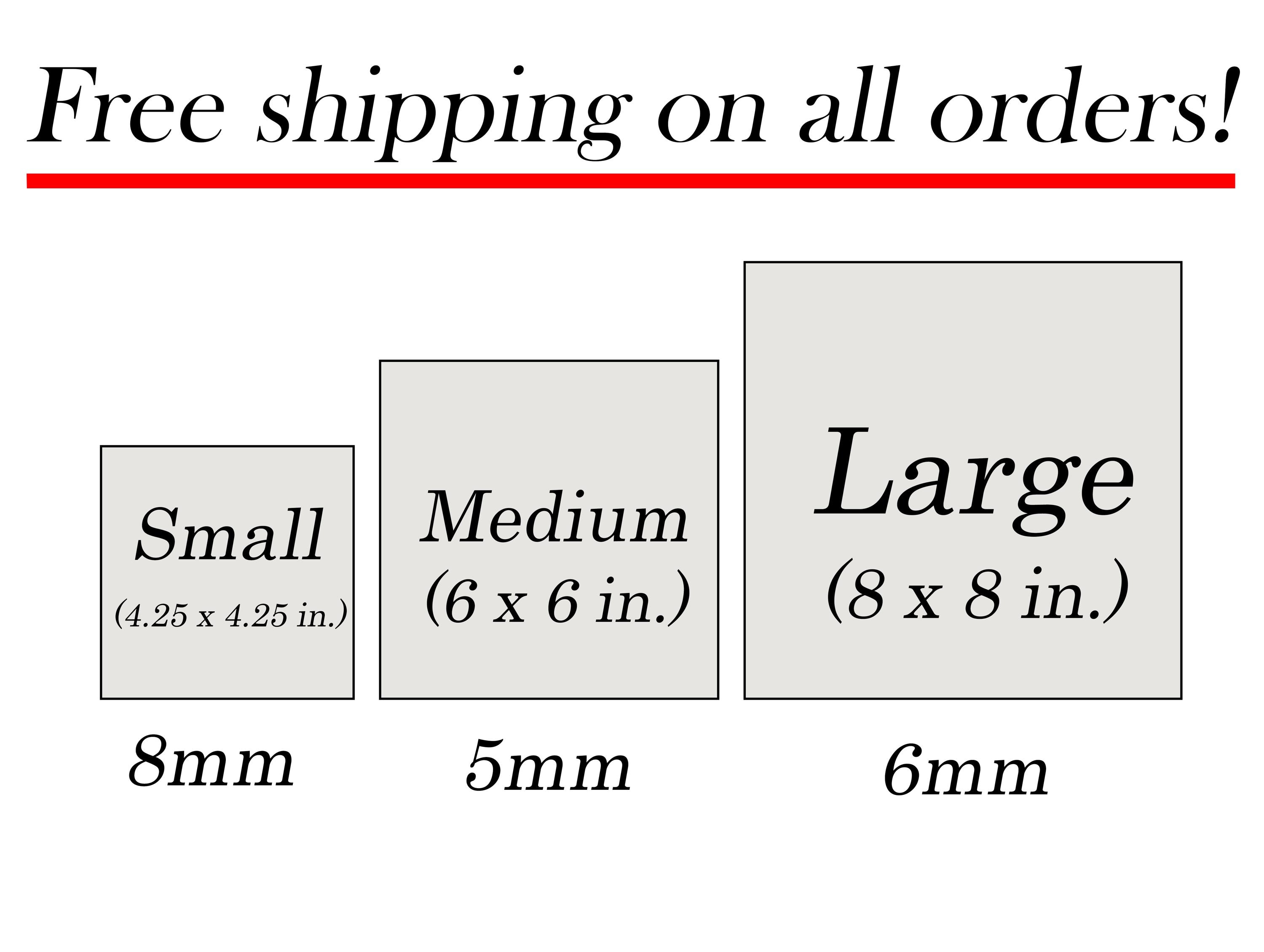 Bellflower Art Nouveau Decorative Tile | Drink Coaster | Desert Home ...