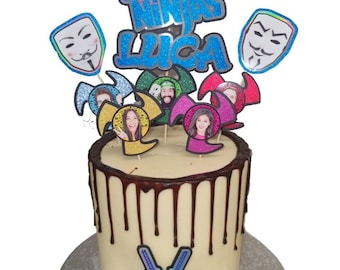 Spy Ninjas Cake Topper Chad Wild Clay Cwc Ninja Birthday - Etsy UK