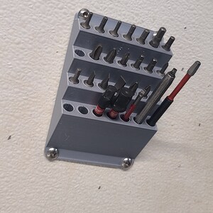 Screwdriver Bit Holder and Drill Bit Holder/organizer - Etsy