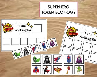 Space Themed Token Board, Token Economy Token System Reward Board ...