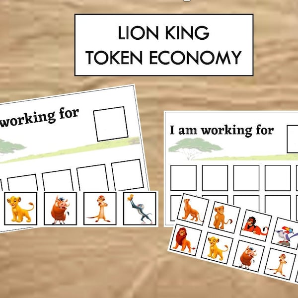 Lion King Token Board - Etsy