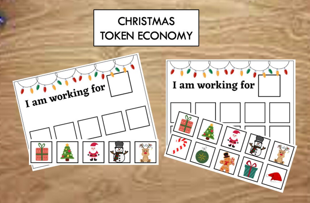 Christmas - Token Economy Board - Etsy