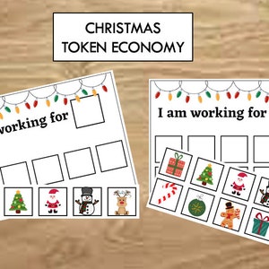 Christmas - Token Economy Board - Etsy