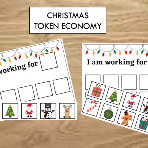 Christmas Token Board - Etsy