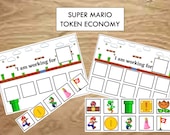 Super Mario Token Economy Board - Etsy