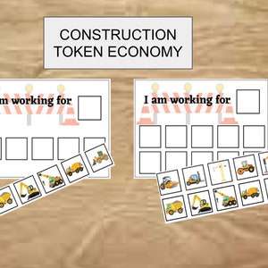 Construction - Token Economy Board - Etsy