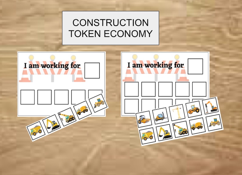Construction - Token Economy Board - Etsy