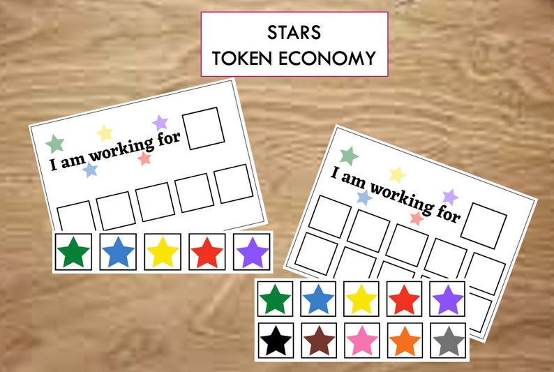Stars - Token Economy Board - Etsy