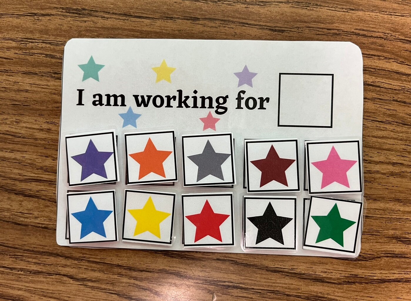 Stars - Token Economy Board - Etsy