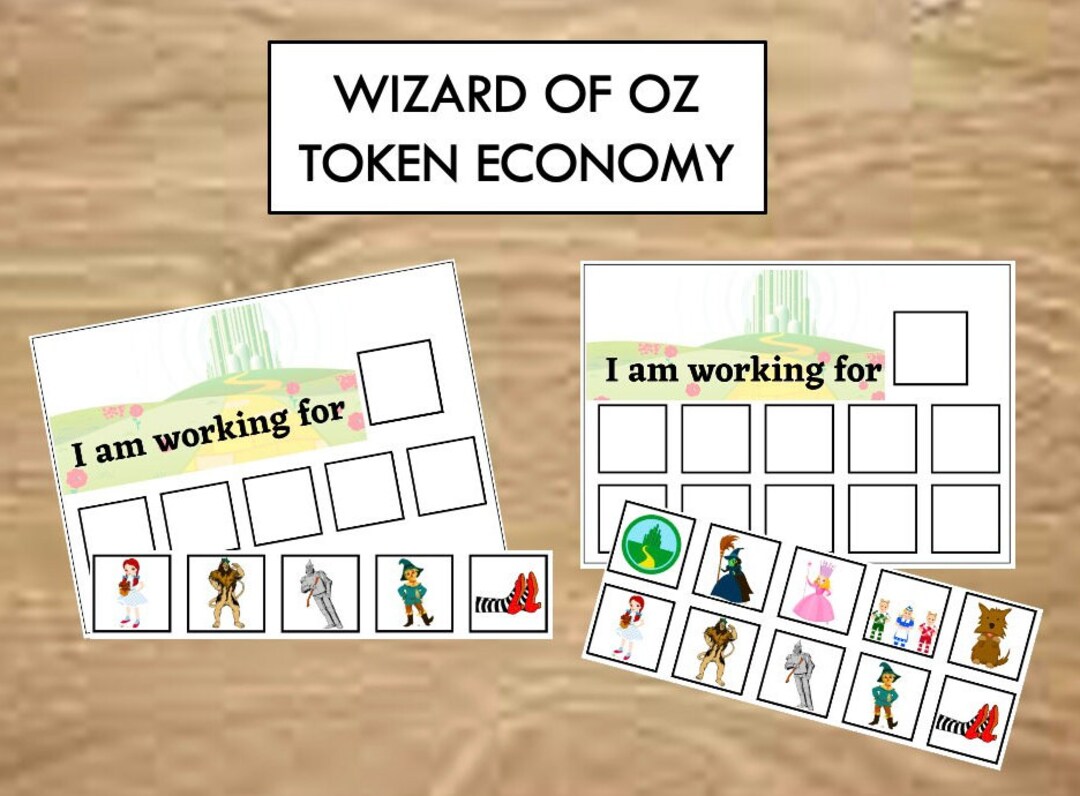 Wizard of Oz - Token Economy Board - Etsy