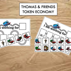 Thomas and Friends - Token Economy Board - Etsy