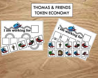 Thomas the Train Token Board Token System Token Economy - Etsy