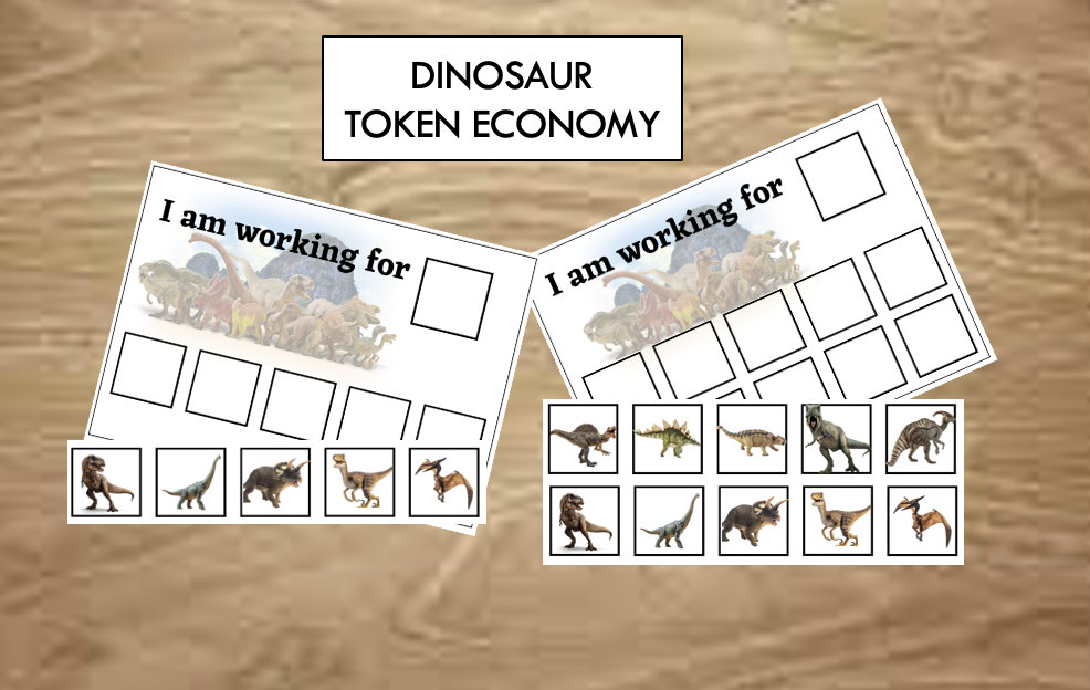 Dinosaur - Token Economy Board - Etsy