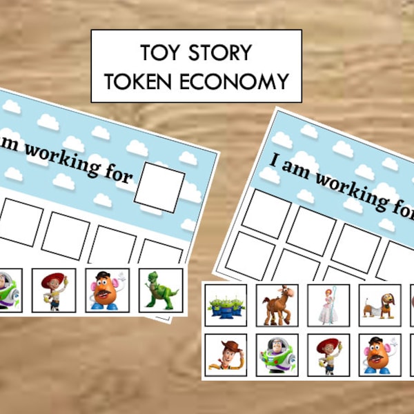 Toy Story Token Board - Etsy