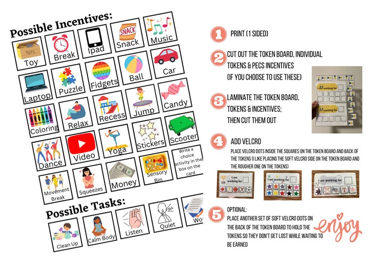 Toy Story - Token Economy Board With Task Squares - Etsy
