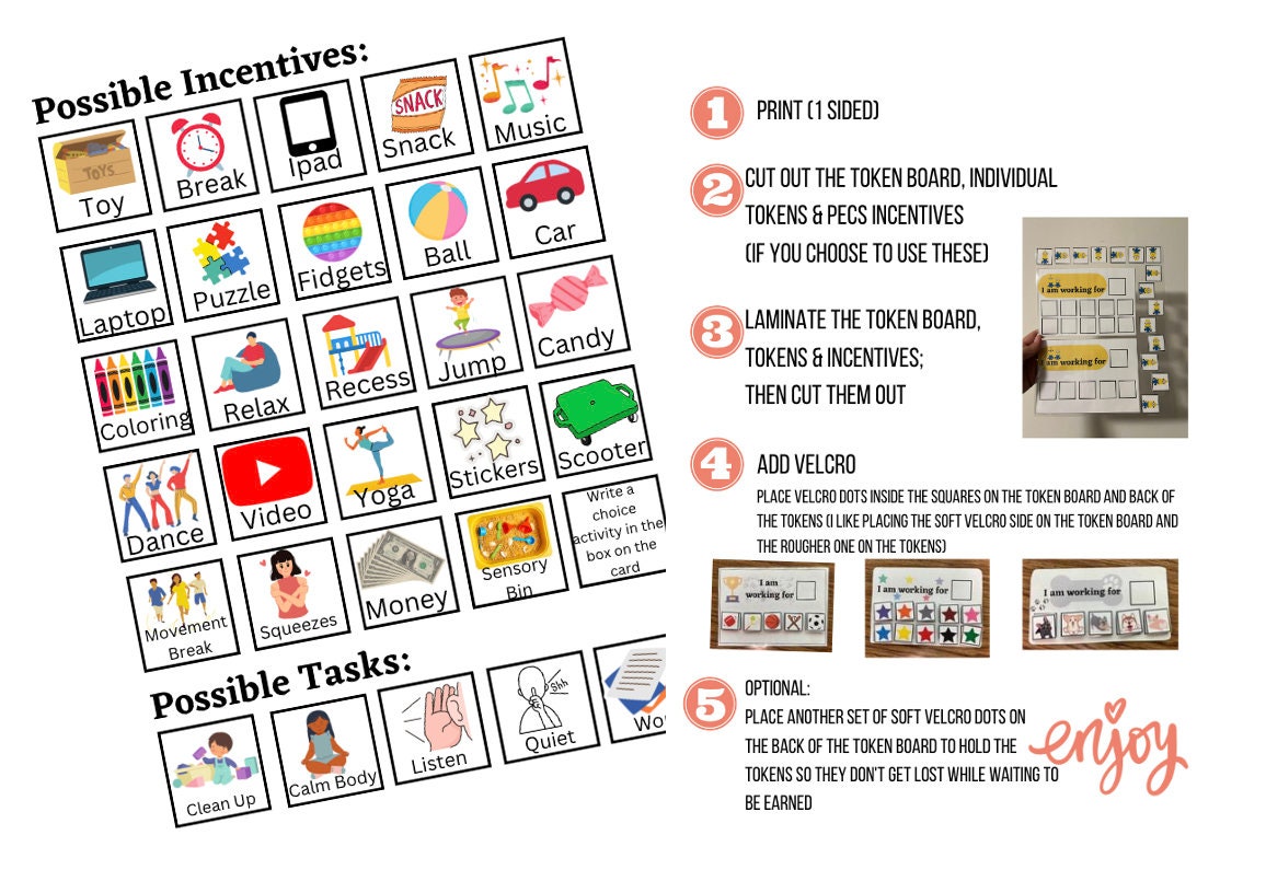 Toy Story - Token Economy Board With Task Squares - Etsy