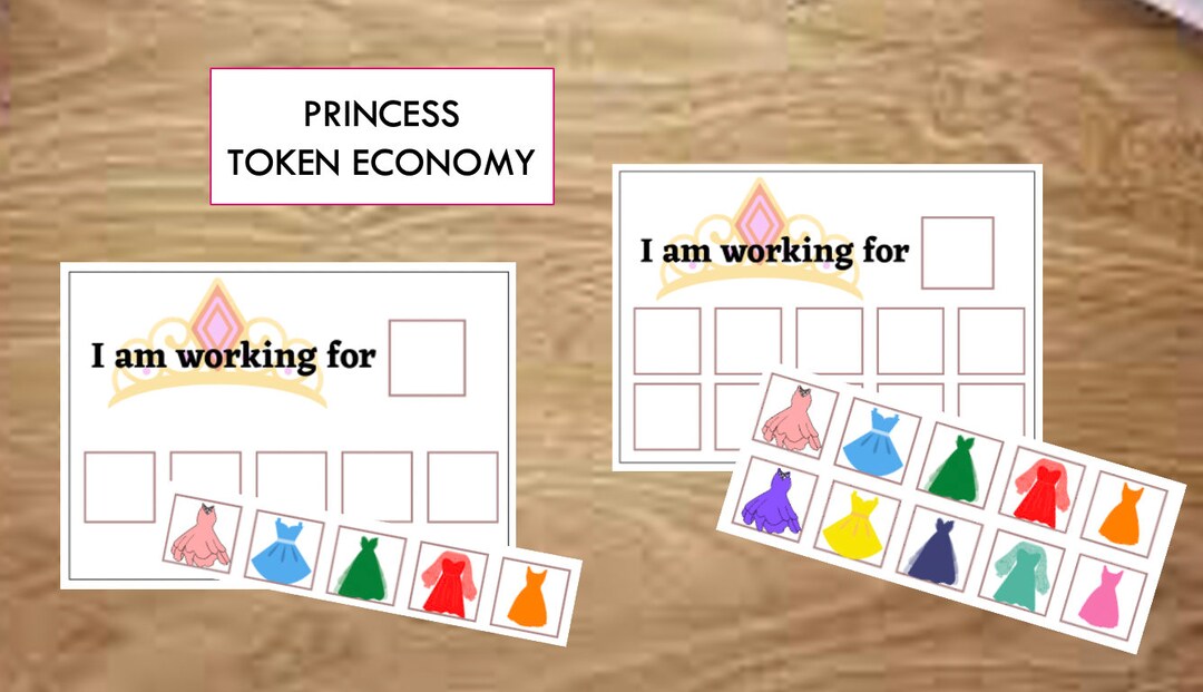 Princess - Token Economy Board - Etsy