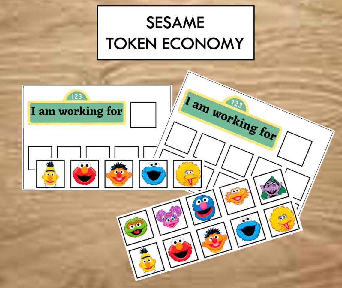 Sesame Token Economy Board - Etsy