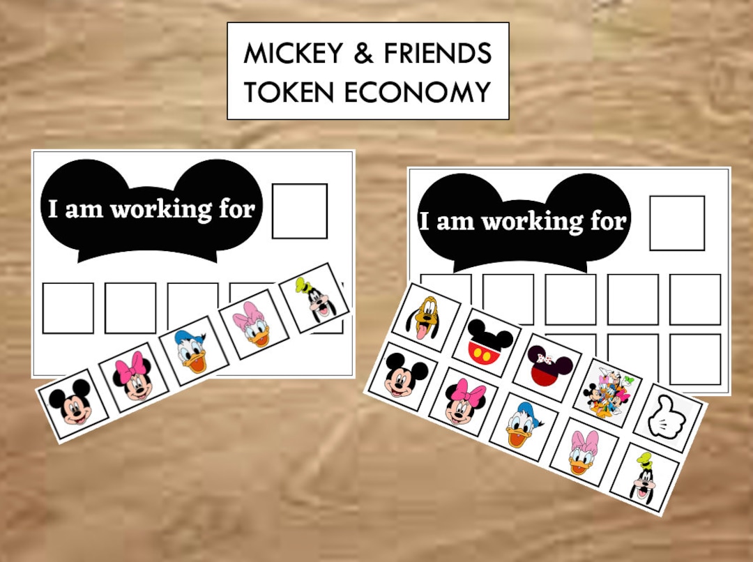 Mickey & Friends - Token Economy Board - Etsy