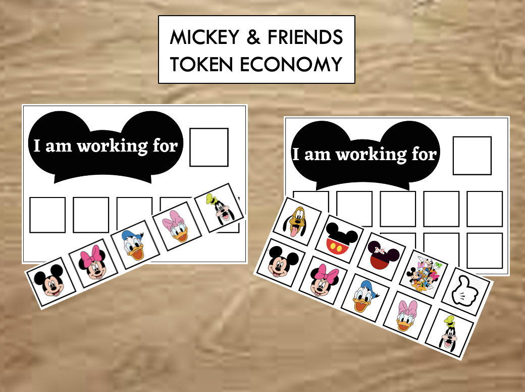 Mickey & Friends - Token Economy Board - Etsy