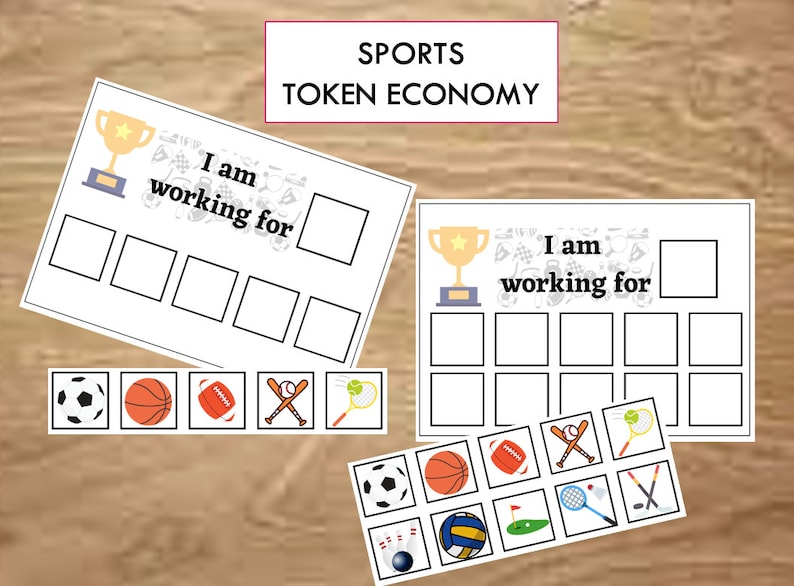 Sports - Token Economy Board - Etsy