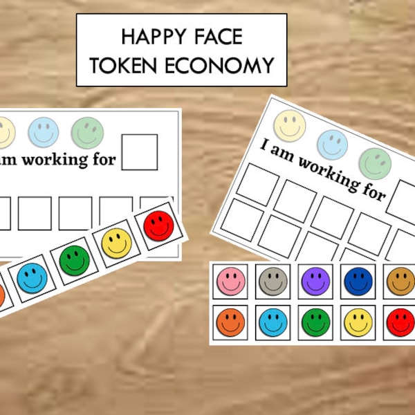 Smiley Face Token Board - Etsy