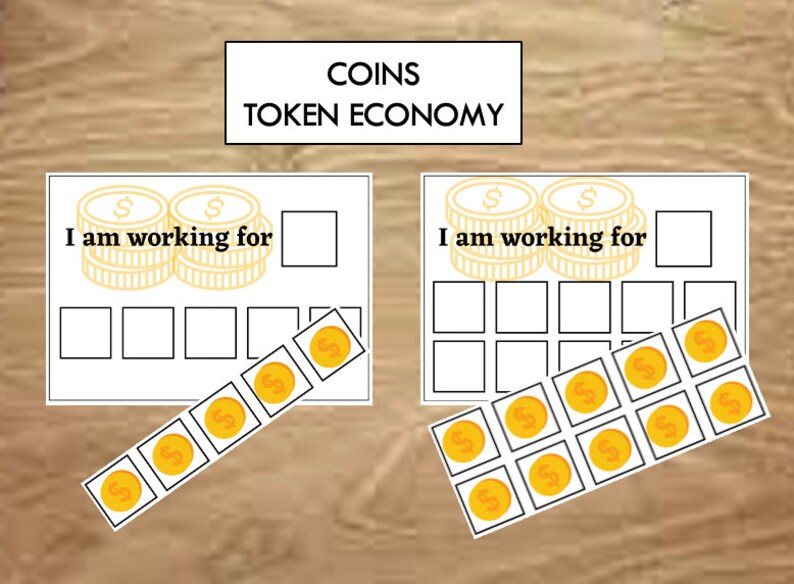 Coins - Token Economy Board - Etsy