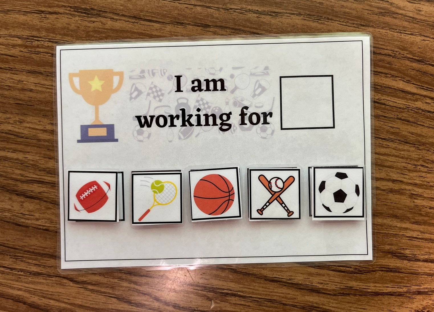 Sports - Token Economy Board - Etsy