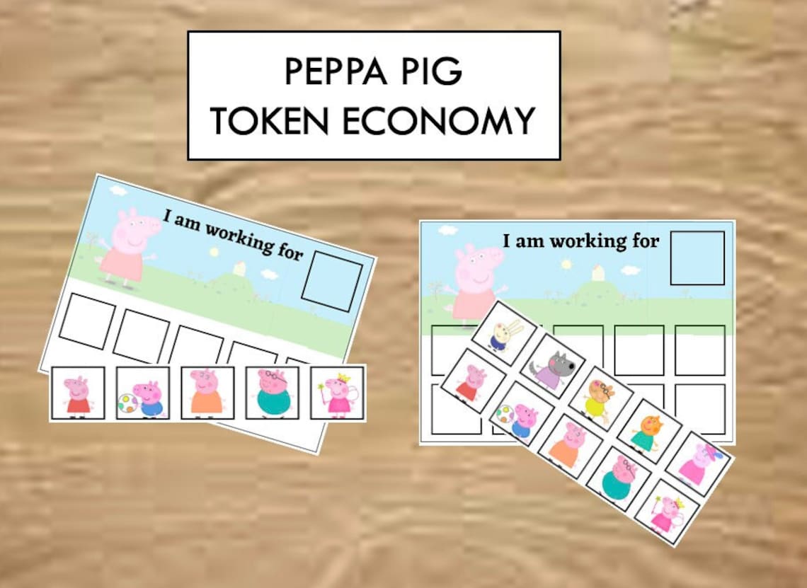 Peppa Pig - Token Economy Board - Etsy
