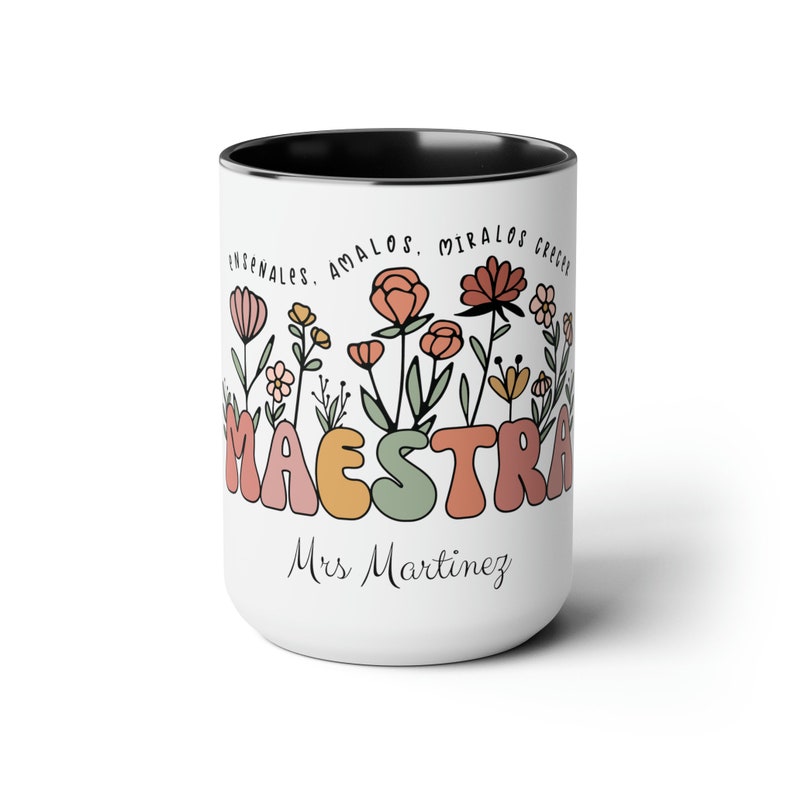 Custom Spanish Teacher Gift Mug, Spanish Maestra Gifts, Teacher ...