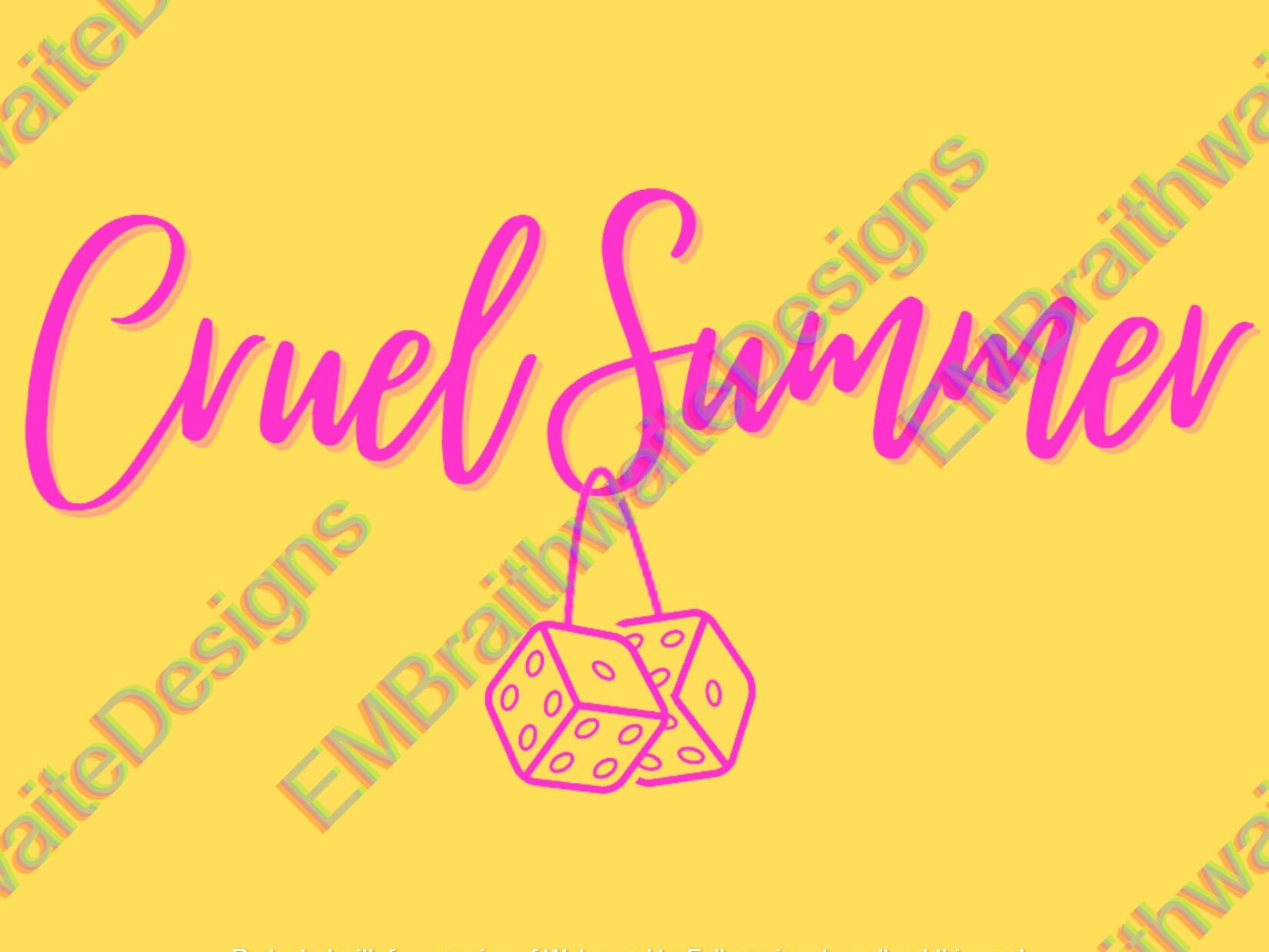 Cruel Summer Digital PNG File - Etsy