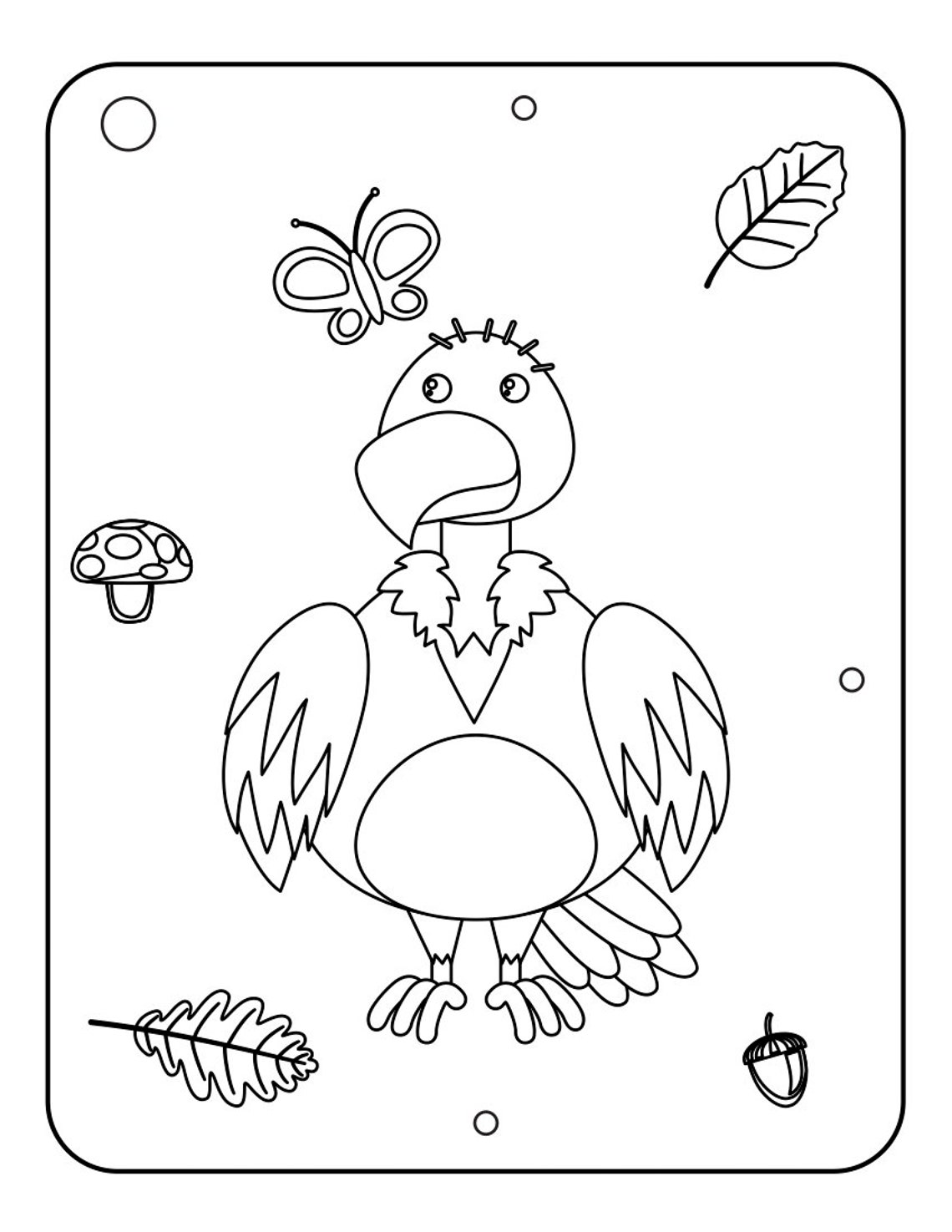 Animals in Nature Coloring Pages (20 Total) *digital File - Etsy