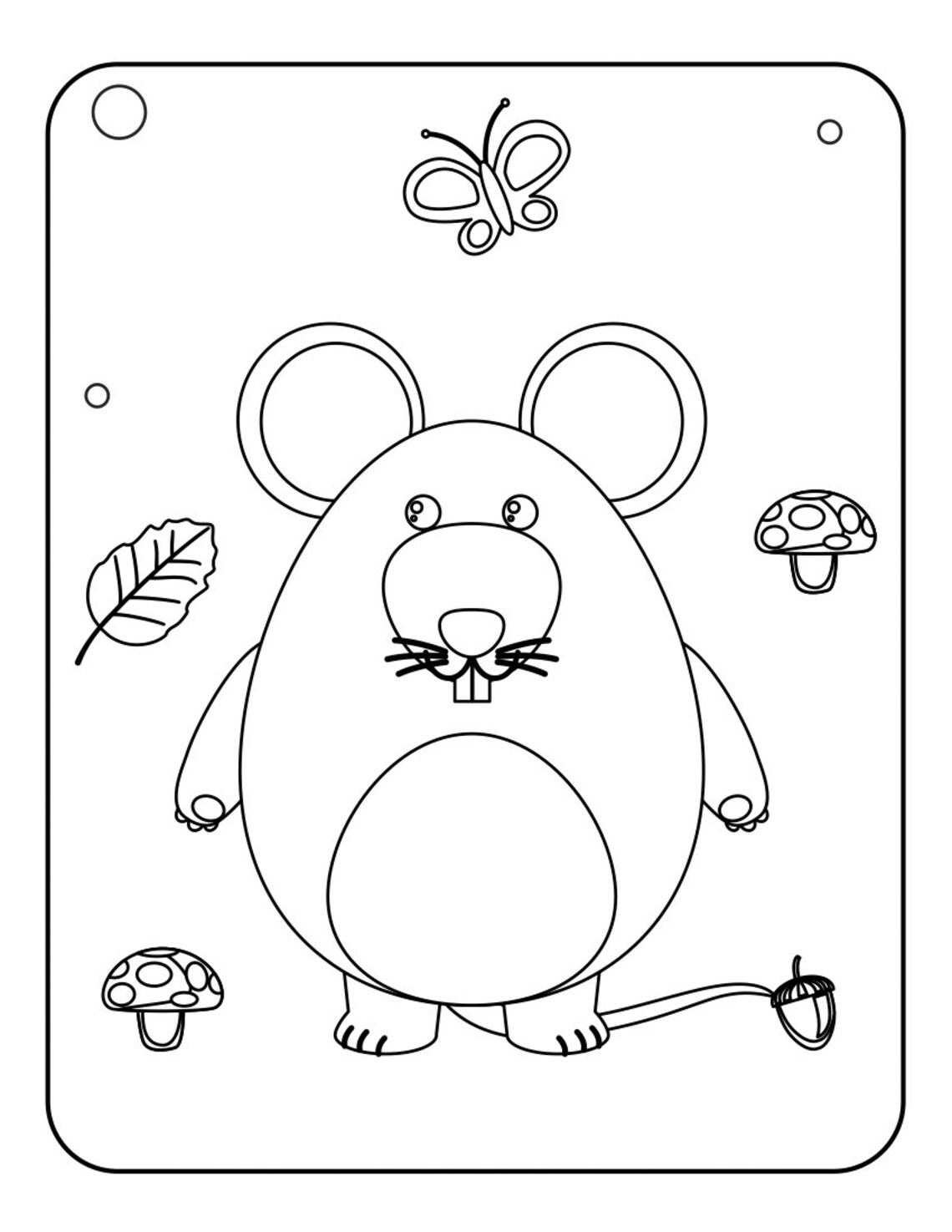 Animals in Nature Coloring Pages (20 Total) *digital File - Etsy