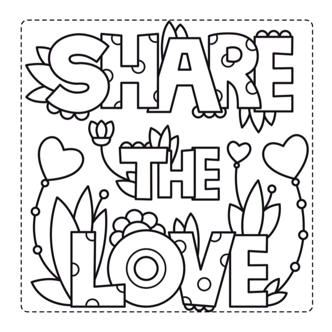 Inspirational Coloring Pages (20 Total) *digital File - Etsy