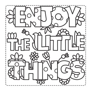 Inspirational Coloring Pages (20 Total) *digital File - Etsy