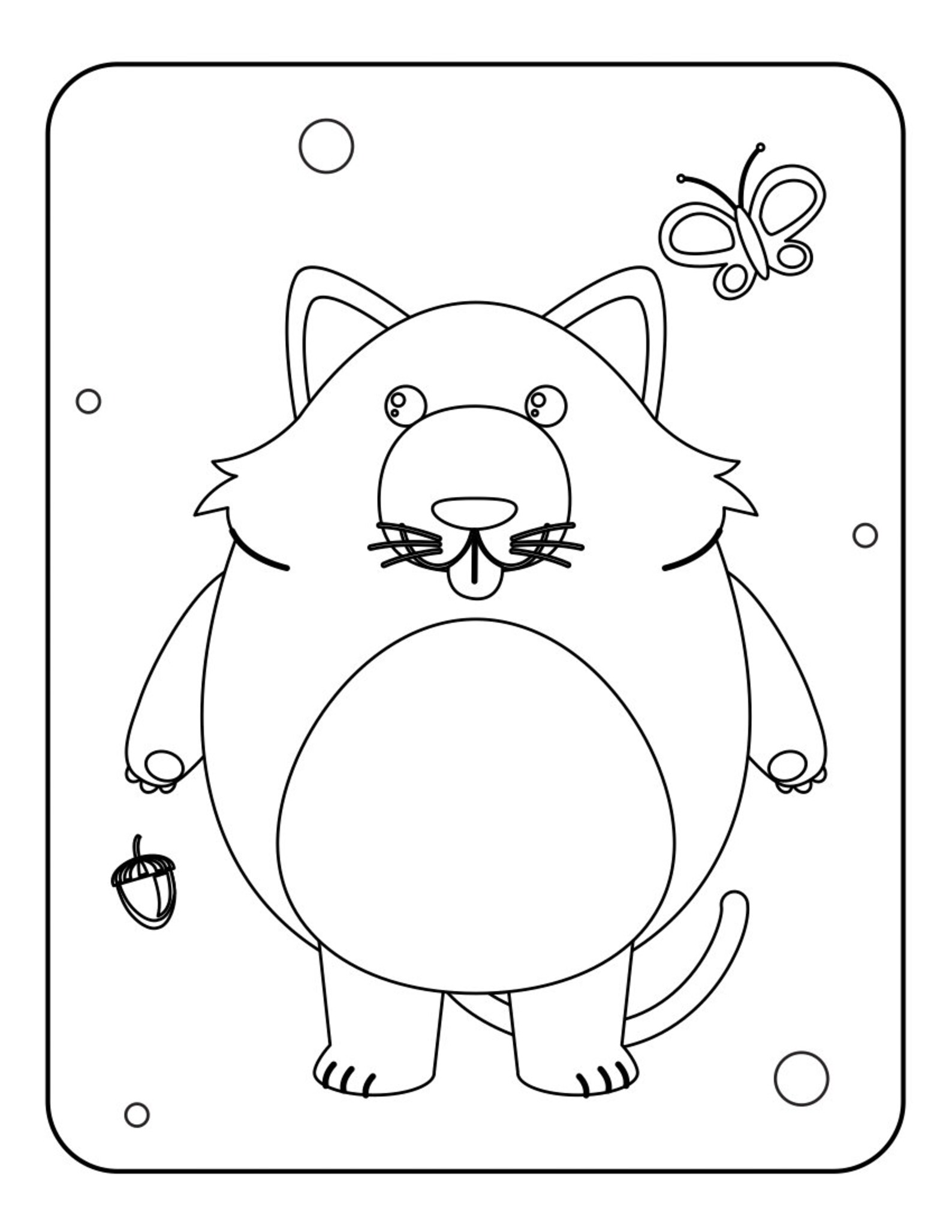 Animals in Nature Coloring Pages (20 Total) *digital File - Etsy