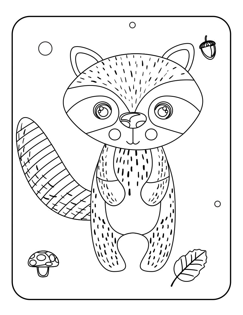 Cute Animal Coloring Pages 20 Total digital File - Etsy