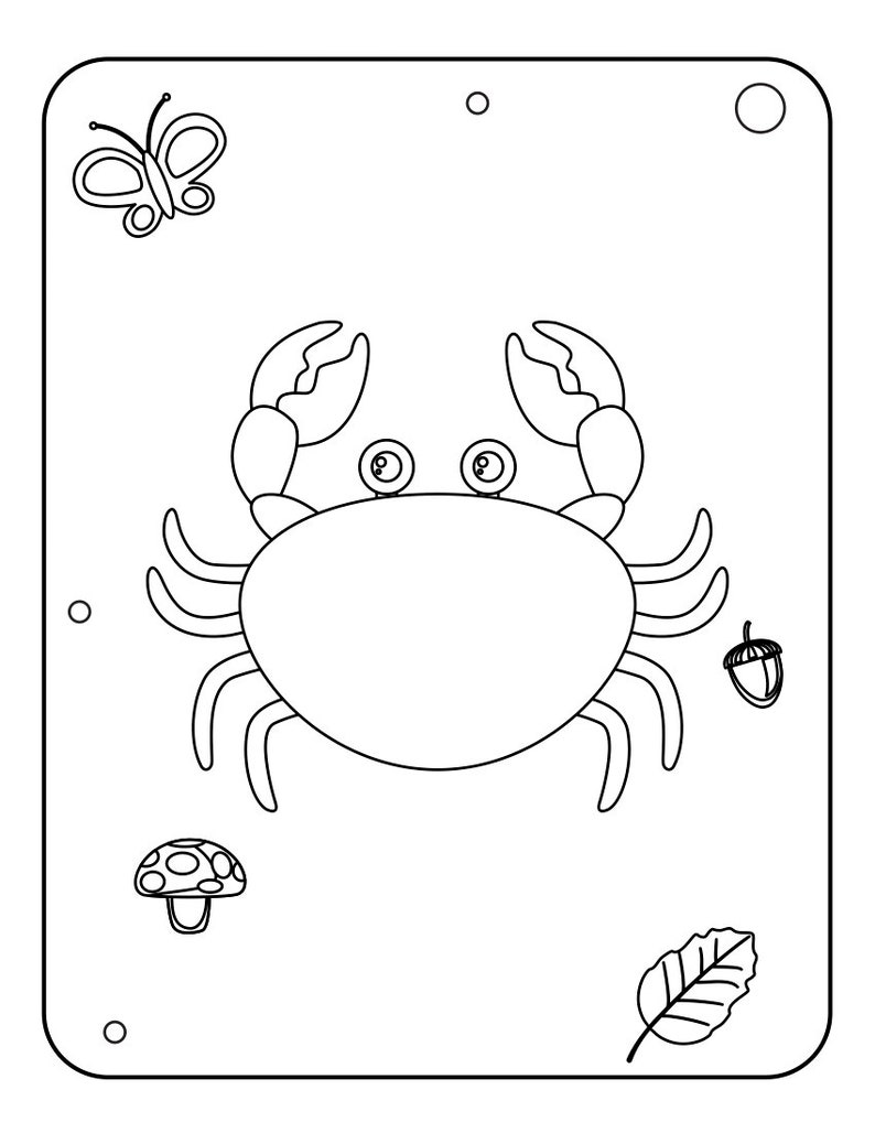Animals in Nature Coloring Pages (20 Total) *digital File - Etsy