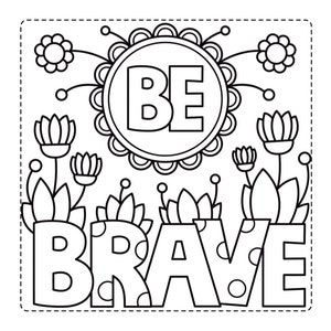 Inspirational Coloring Pages (20 Total) *digital File - Etsy