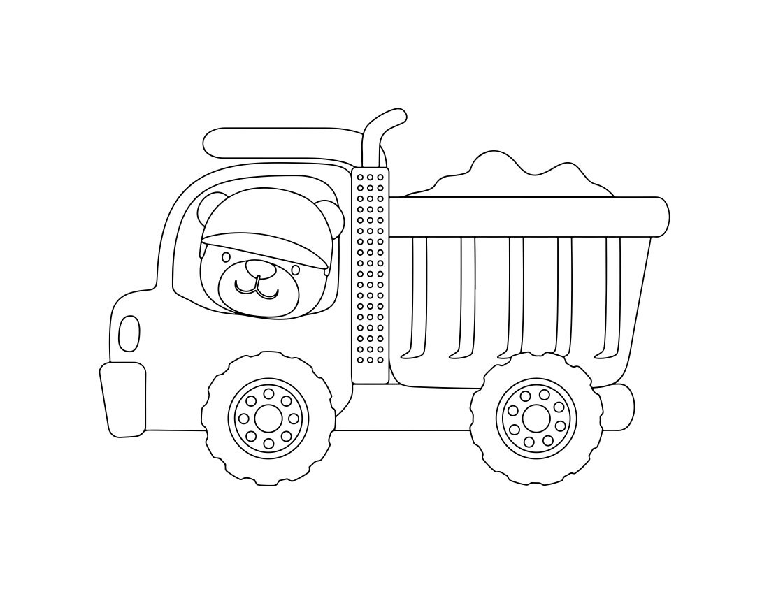 Construction Coloring Pages (20) *digital File - Etsy