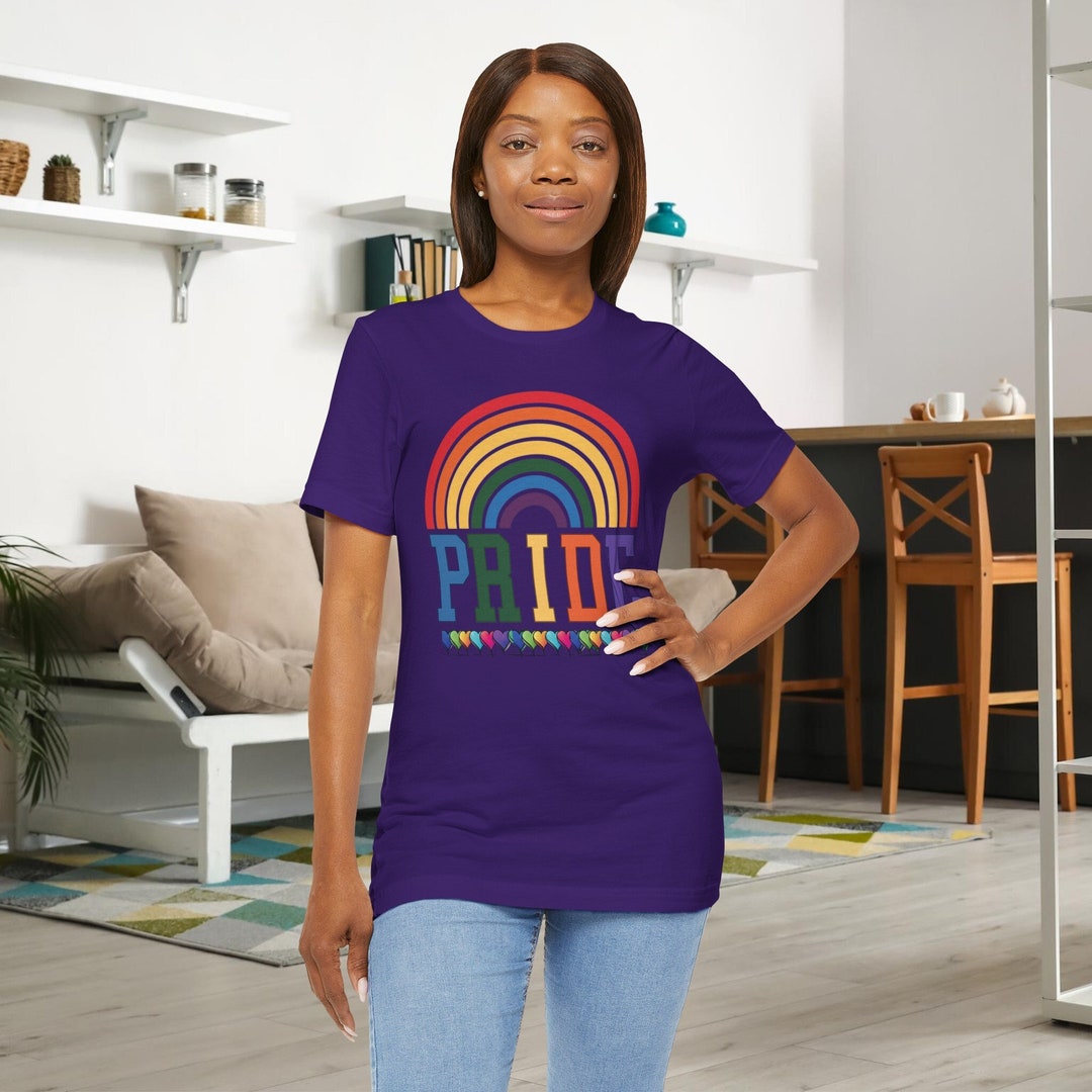 Pride Appreciation Rainbow T-shirt. Pride Month, Courage T-shirt, Gift ...